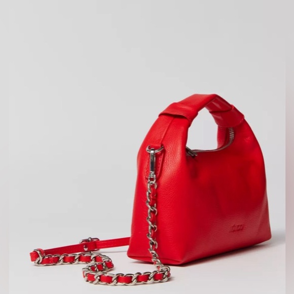 Nunoo | Bags | Nwt Mini Dandy Chain Organic Red | Poshmark